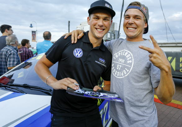 Volkswagen - Första pallplatsen för Anton Marklund i rallycross-VM